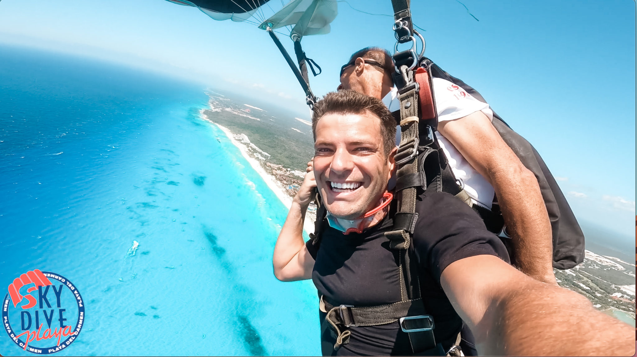 Skydiving in Playa del Carmen - HUDSON AND EMILY