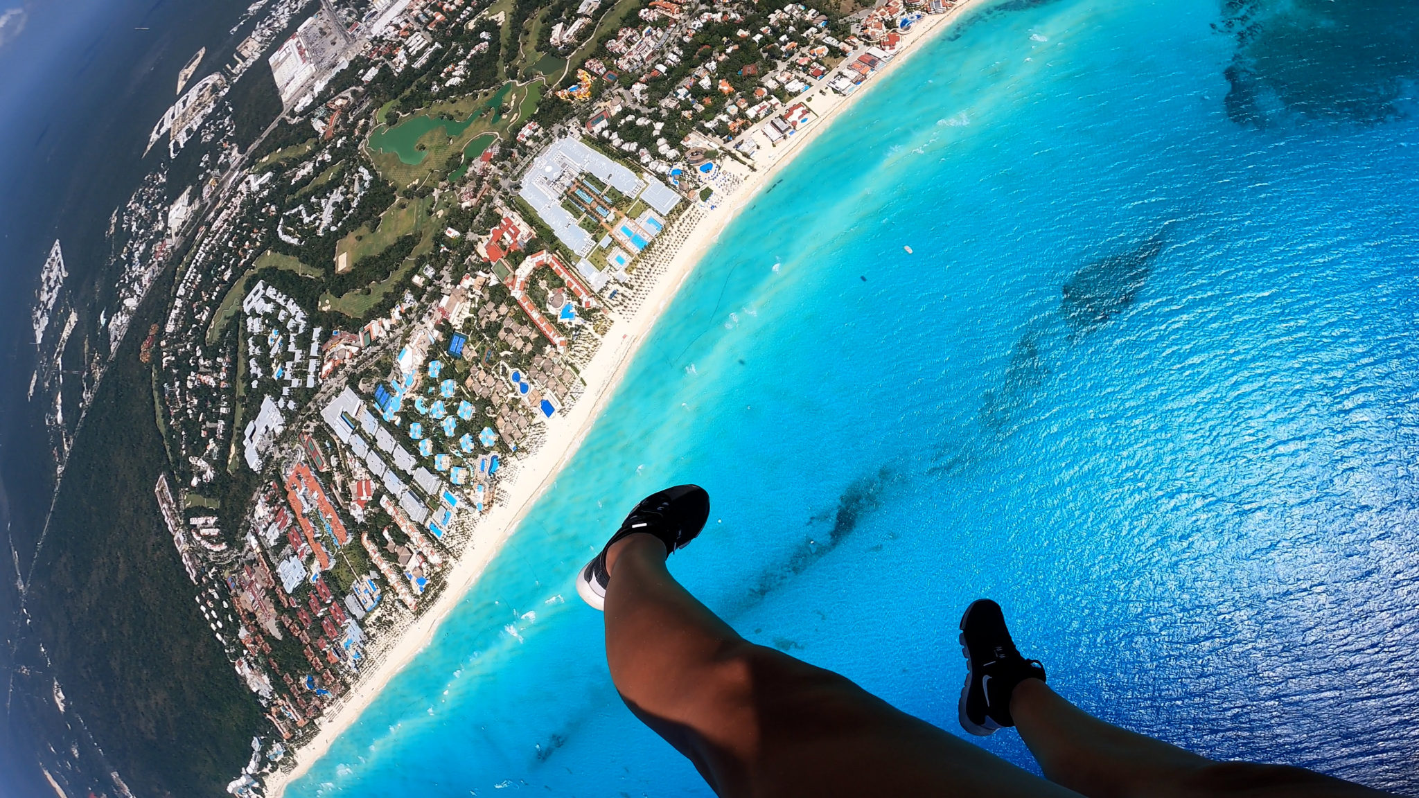 Skydiving in Playa del Carmen - HUDSON AND EMILY